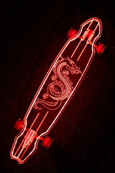 Ghost Boards LED Custom Longboard – ElectricGoKarts